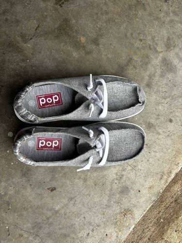 POP Shoes Womens Natural Casual Comfort Fit Sneakers | eBay
