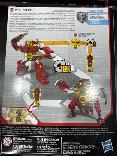 Transformers REPUGNUS & Dastard Titans Return Prime Wars Deluxe Class ...