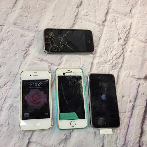 Old Apple iPhones Lot Of 4 For Parts Or Repair Bundle | eBay
