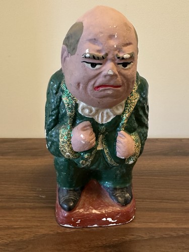 Vintage Winston Churchill Humorous Whimsical Chalkware Plaster Mooning ...