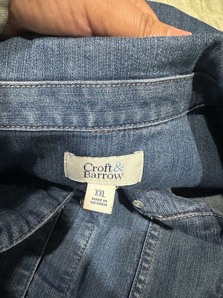 Croft & Barrow Women's Denim Jacket Size XXL | eBay