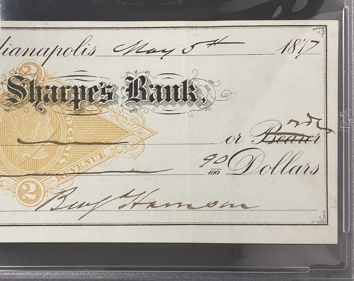 Benjamin Harrison Signature