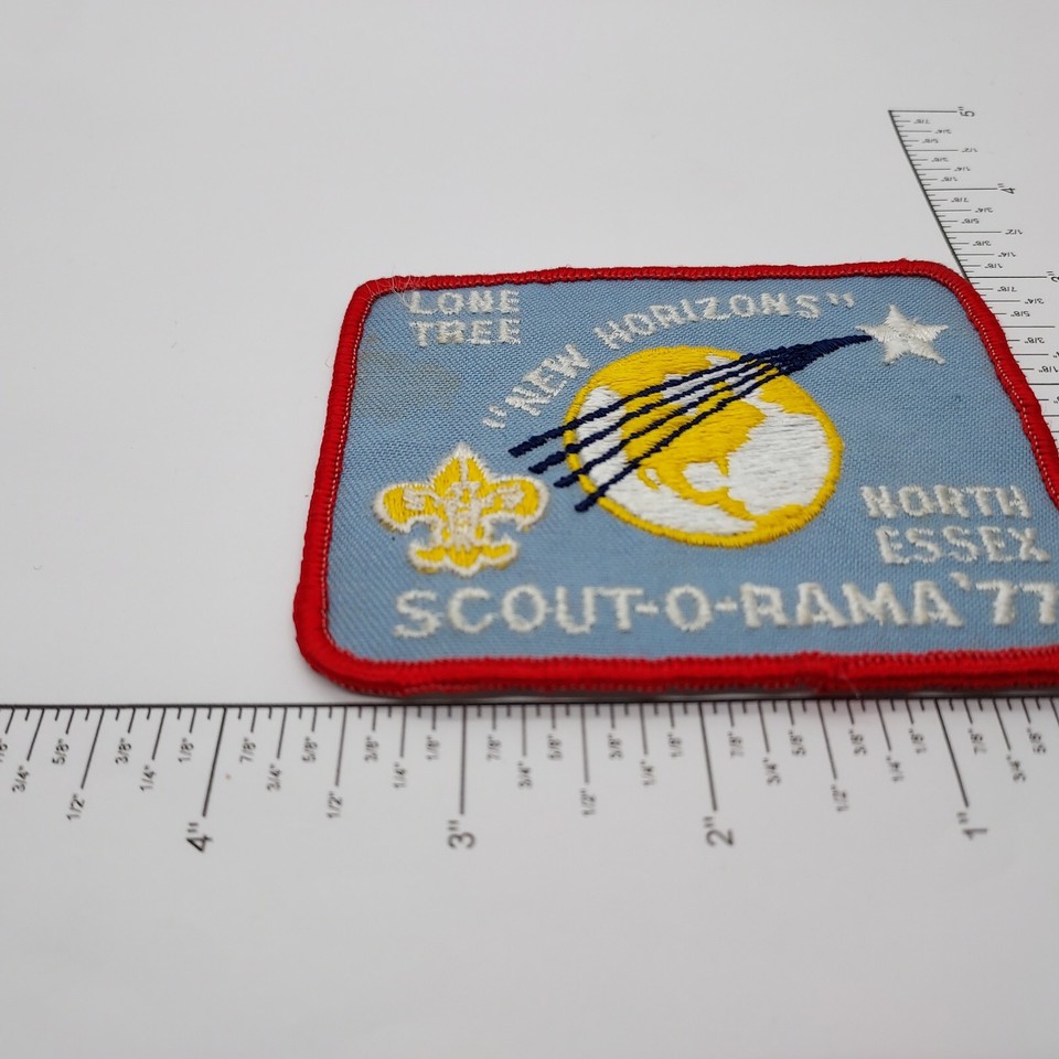 Vintage 1977 BSA Lone Tree New Horizons Scout-O-Rama North Essex Patch ...