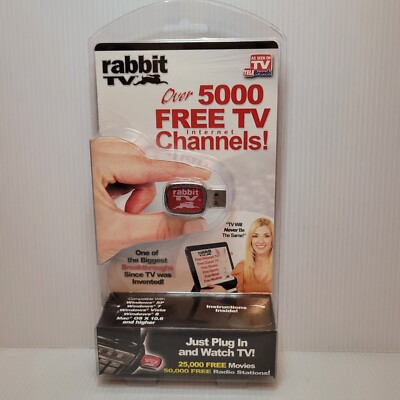 Rabbit TV by As Seen On TV OVER 5,000 FREE INTERNET TV CHANNELS VIA USB ...