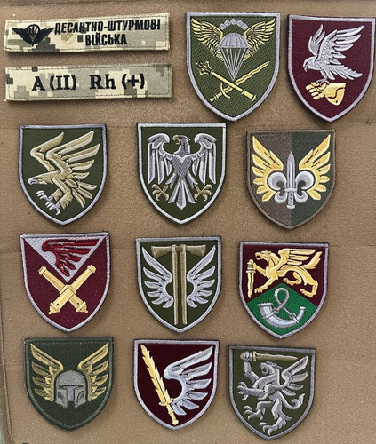 Ukrainian Unit Patches Airborne Assault Forces Army Ukraine Big Set 13 ...