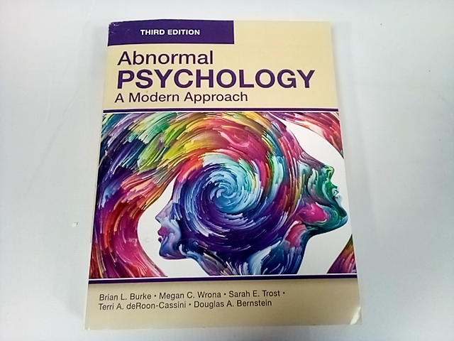 ABNORMAL PSYCHOLOGY: a Modern Approach, Third Edition (Paperback-4C) by ...