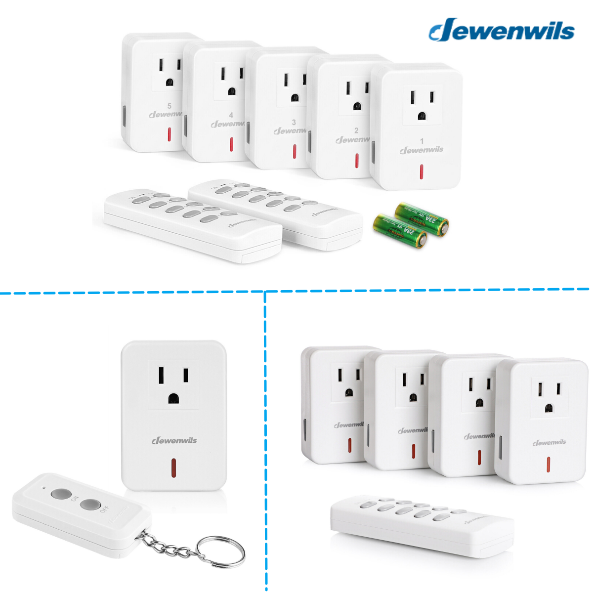 DEWENWILS Wireless Remote Control Outlet Switch Power Plug In On Off | eBay