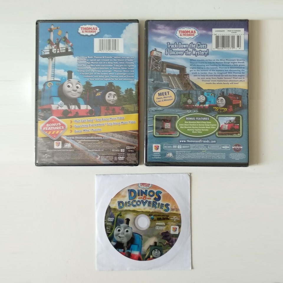 Thomas and Friends: Signals Crossed & Blue Mountain Mystery DVD sealed ...