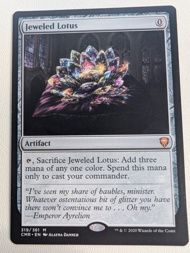 1x Jeweled Lotus Commander Legends Regular 319/361 MTG Card Magic: the ...