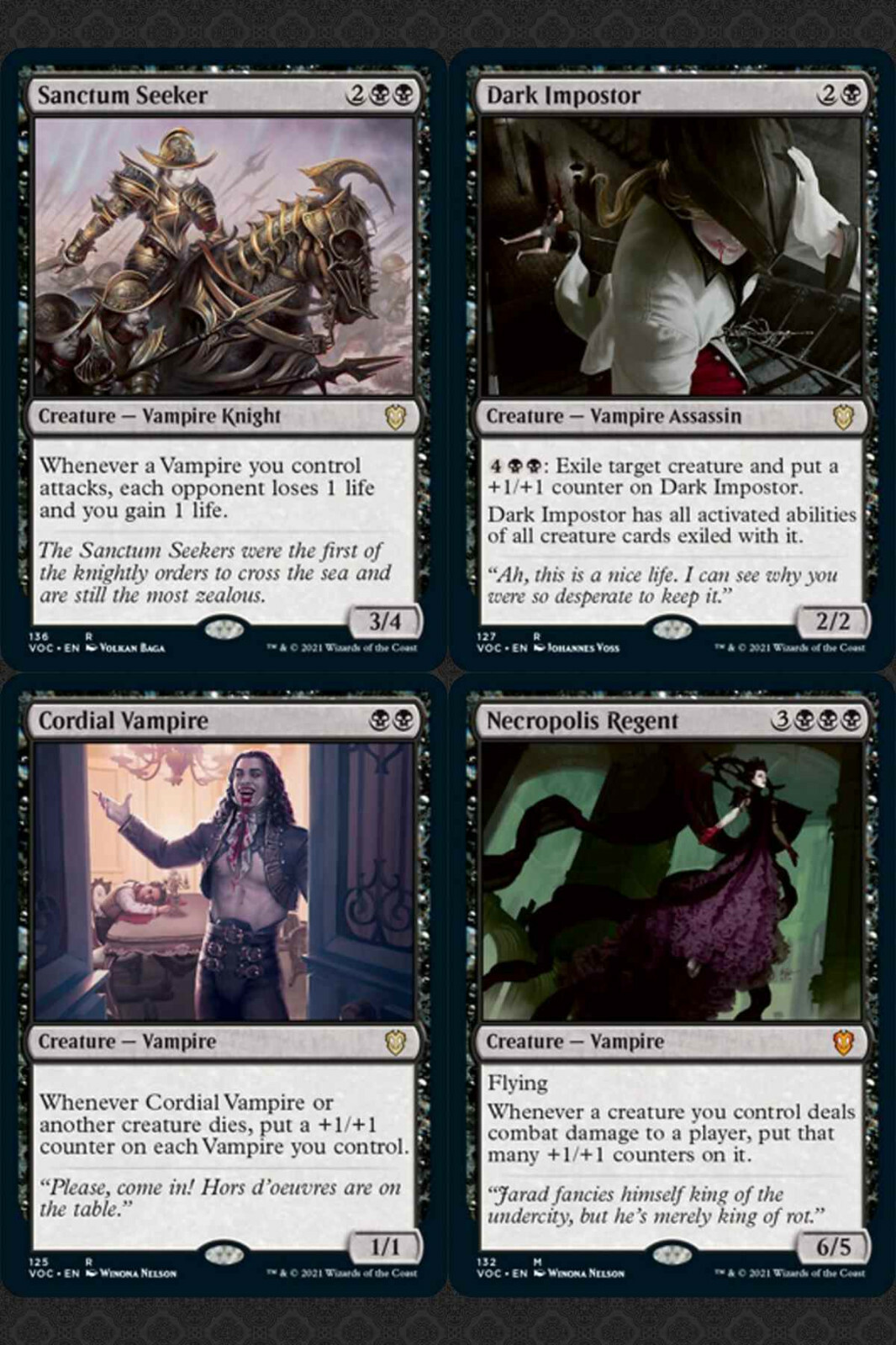 Olivia, Crimson Bride VAMPIRES Custom Commander Deck Magic Ready-to ...