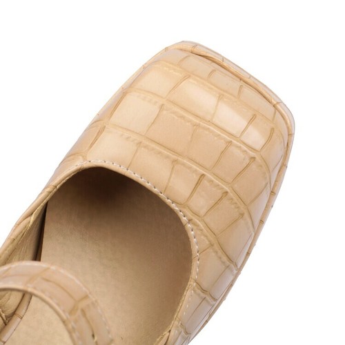 Party Sandals Womens Slingbacks Pump Closed Toe Buckle Shoes Platform ...