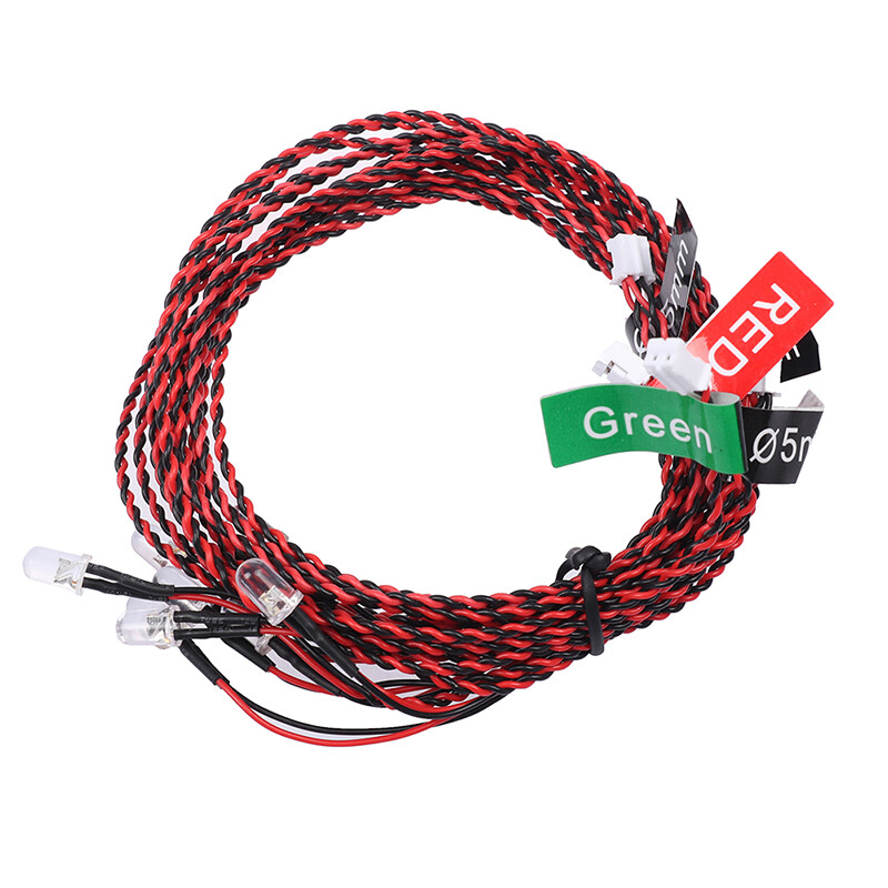 1Set Flash RC LED Light Kit 8 LED Lighting System For RC Helicopter ...