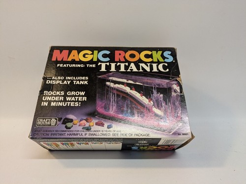 1987 Vintage Magic Rocks Featuring: The TITANIC New In Box #08921 | eBay