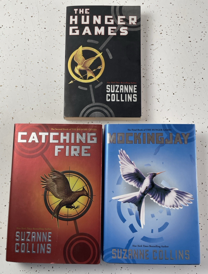 Hunger Games Trilogy book set 1-3 Hardcover First Editions Paperback | eBay