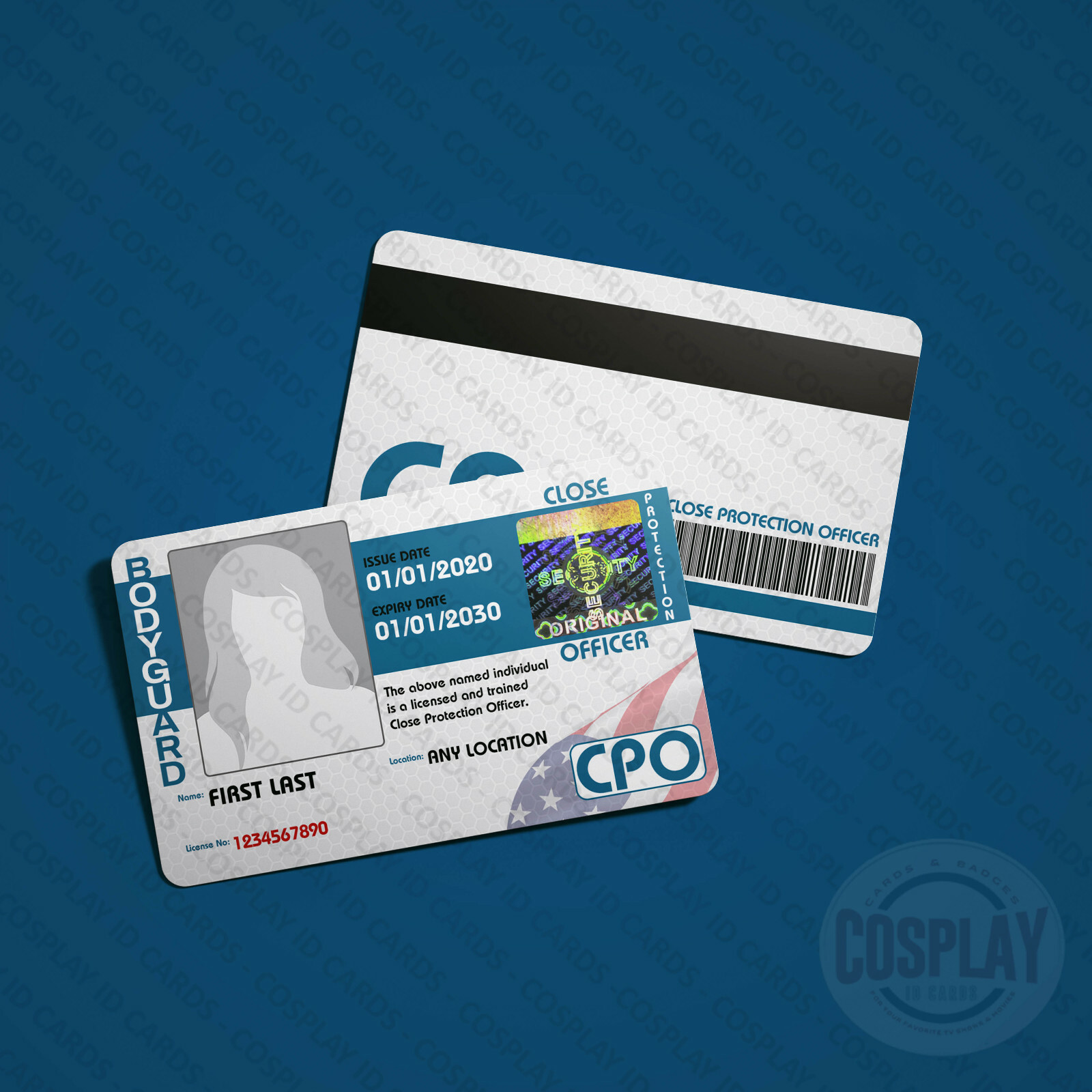 Private Bodyguard Badge | Close Protection Officer | Personal Security ...