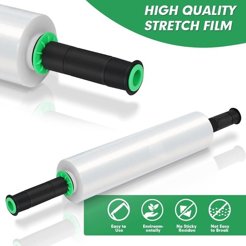 Stretch Film, Stretch Wrap with Handles Industrial Strength, Moving ...