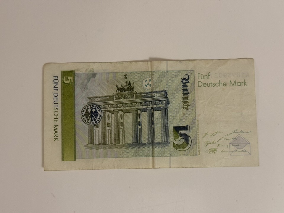 5 deutsche mark schein 1991 DM Schein - A1893902Y5 | eBay.de