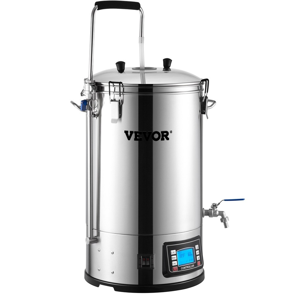 VEVOR Electric Brewing System, 9.2 Gal/35 L Brewing Pot, All-in-One ...