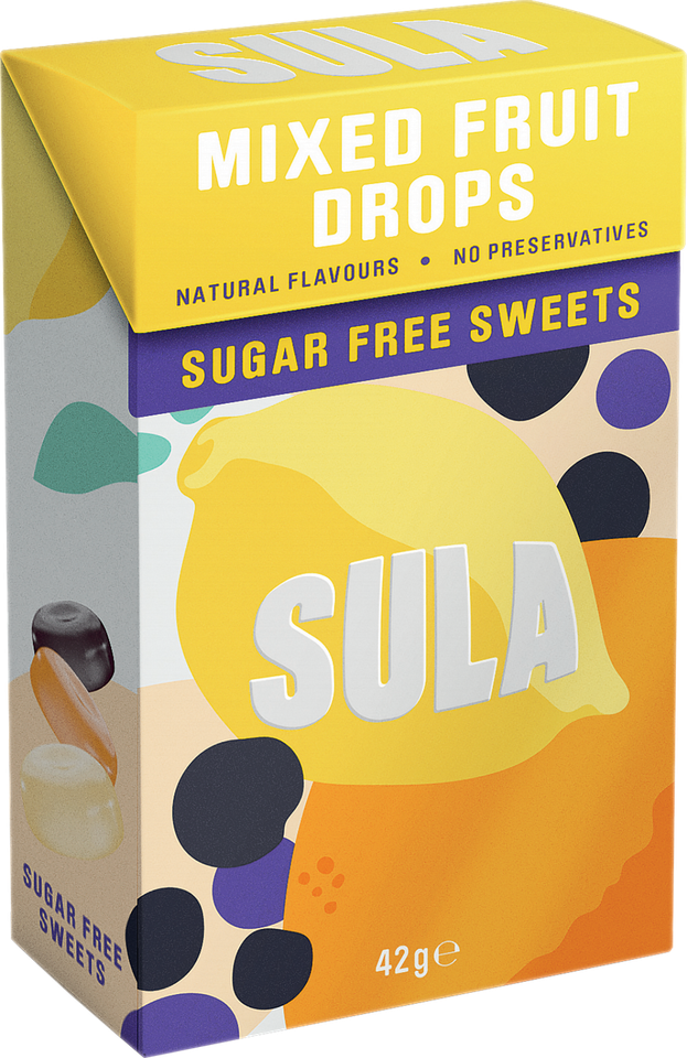 SULA sugar free sweets with Natural Flavours - Gluten Free - 42g flip ...