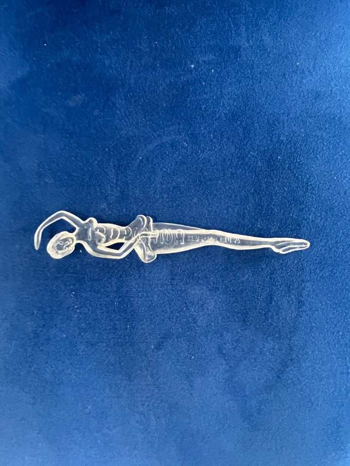 Vintage Clear Tropicana Habana Cuba Strauss Ballet Dancer Swizzle Stick ...