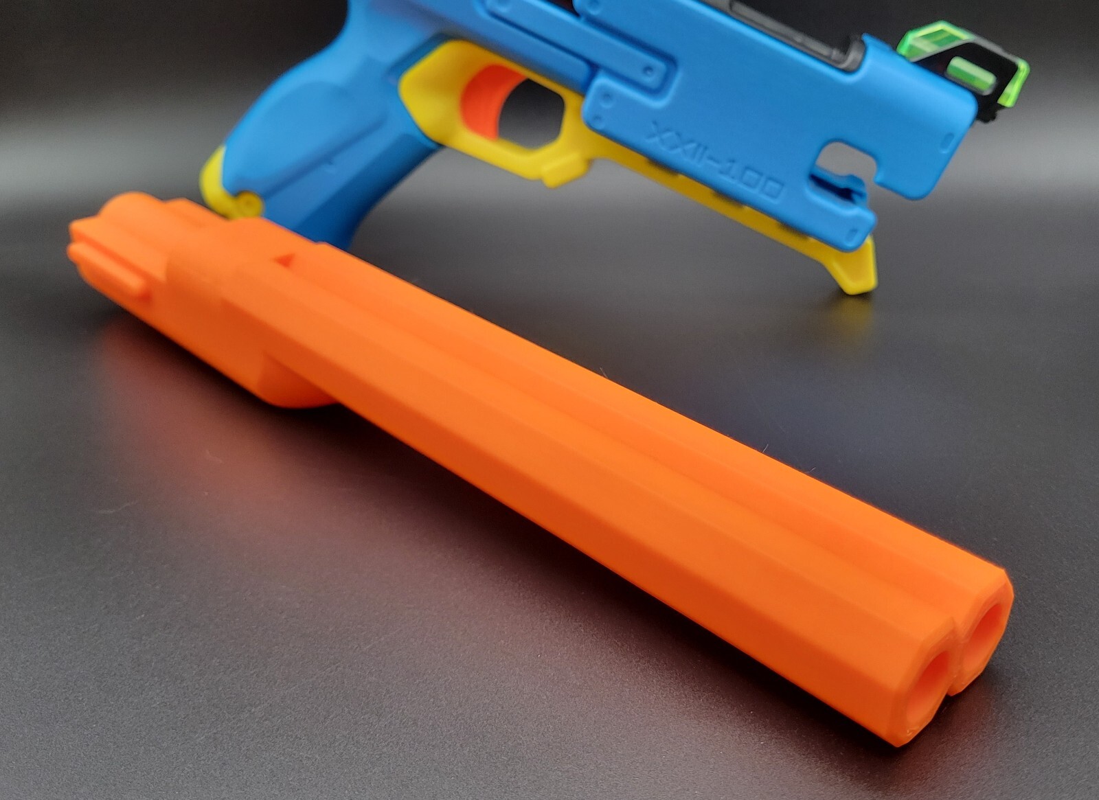 Double Barrel Mod For Nerf Rival Fate Blaster InLine Clip -6 Round 12 ...