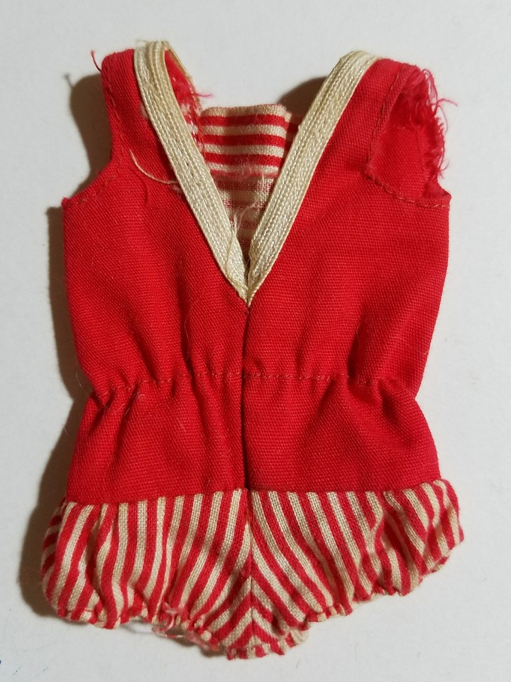 1964 VINTAGE ORIGINAL SKIPPER RED & WHITE SWIM SUIT #950 | eBay