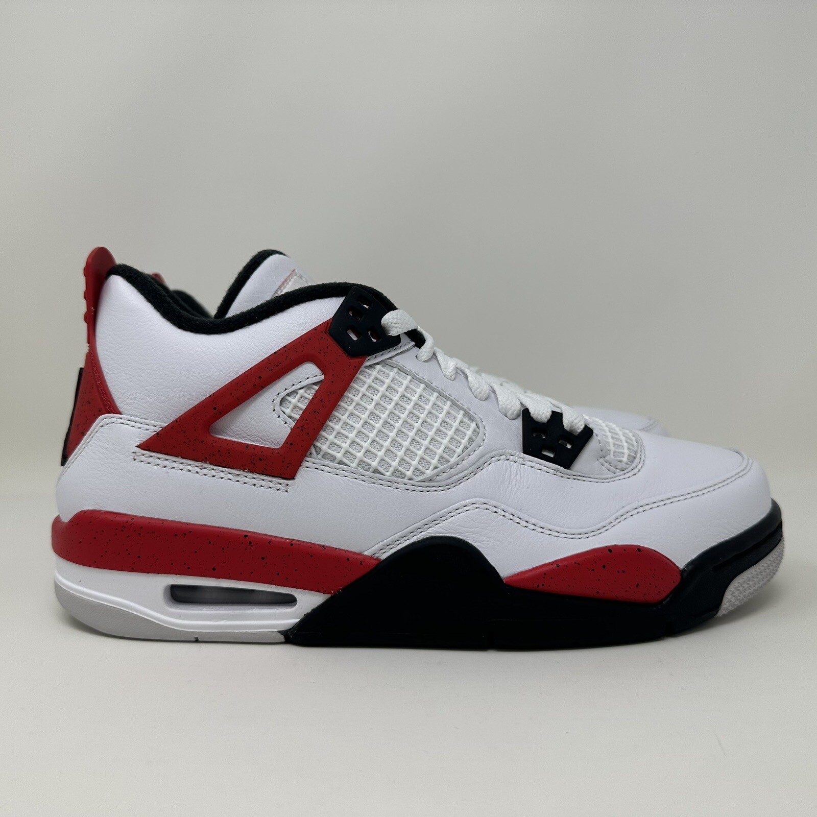 Nike Air Jordan Retro IV 4 GS Red Cement Black Grade School Size 7y ...