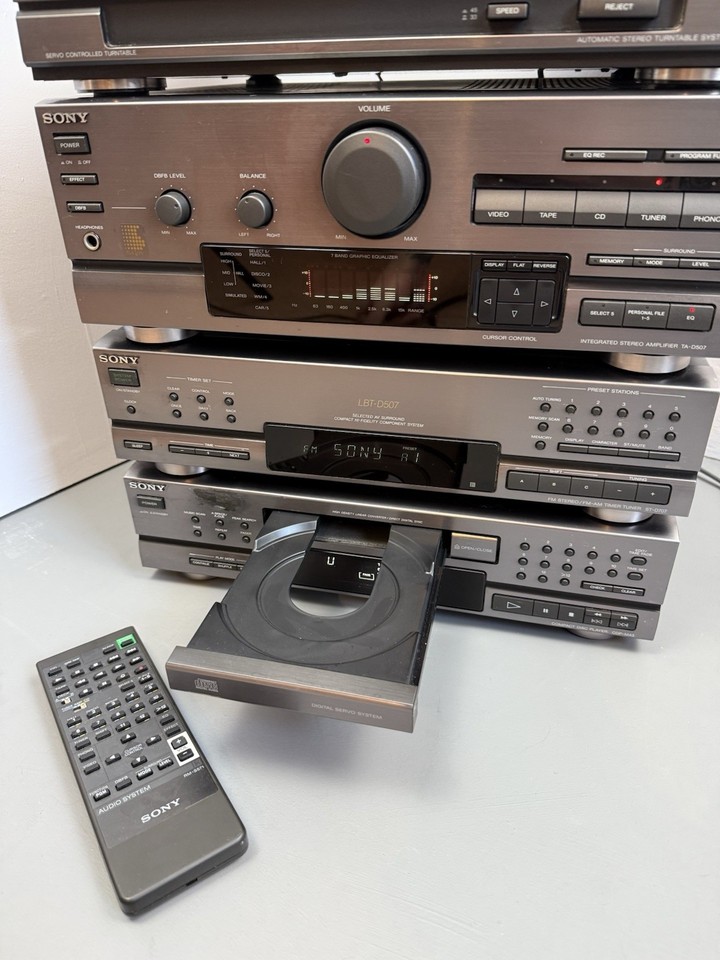 Sony LBT-D507 Stereo Stack System W/Remote Hifi Separates Tested ...