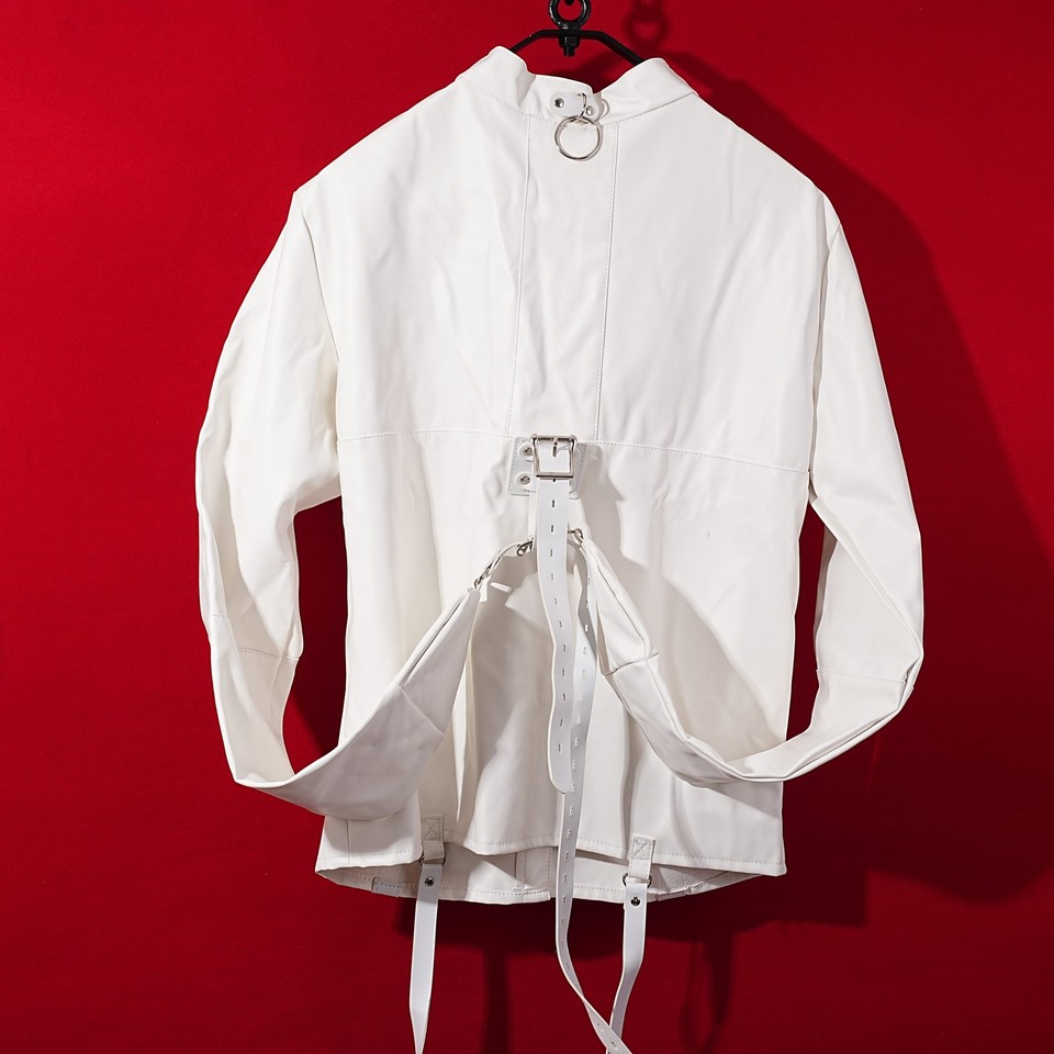 USA Asylum Straight Jacket Costume S/M L/XL BODY HARNESS Restraint ...