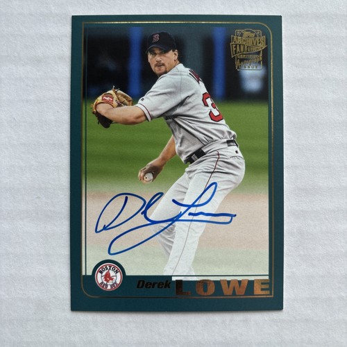 2018 Topps Archives - Fan Favorites Autographs 2001 Design Derek Lowe # ...