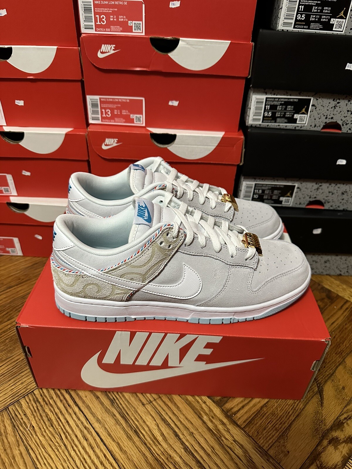 Nike Dunk Low "Barber Shop Grey" 27cm DH7614-500 - メンズシューズ