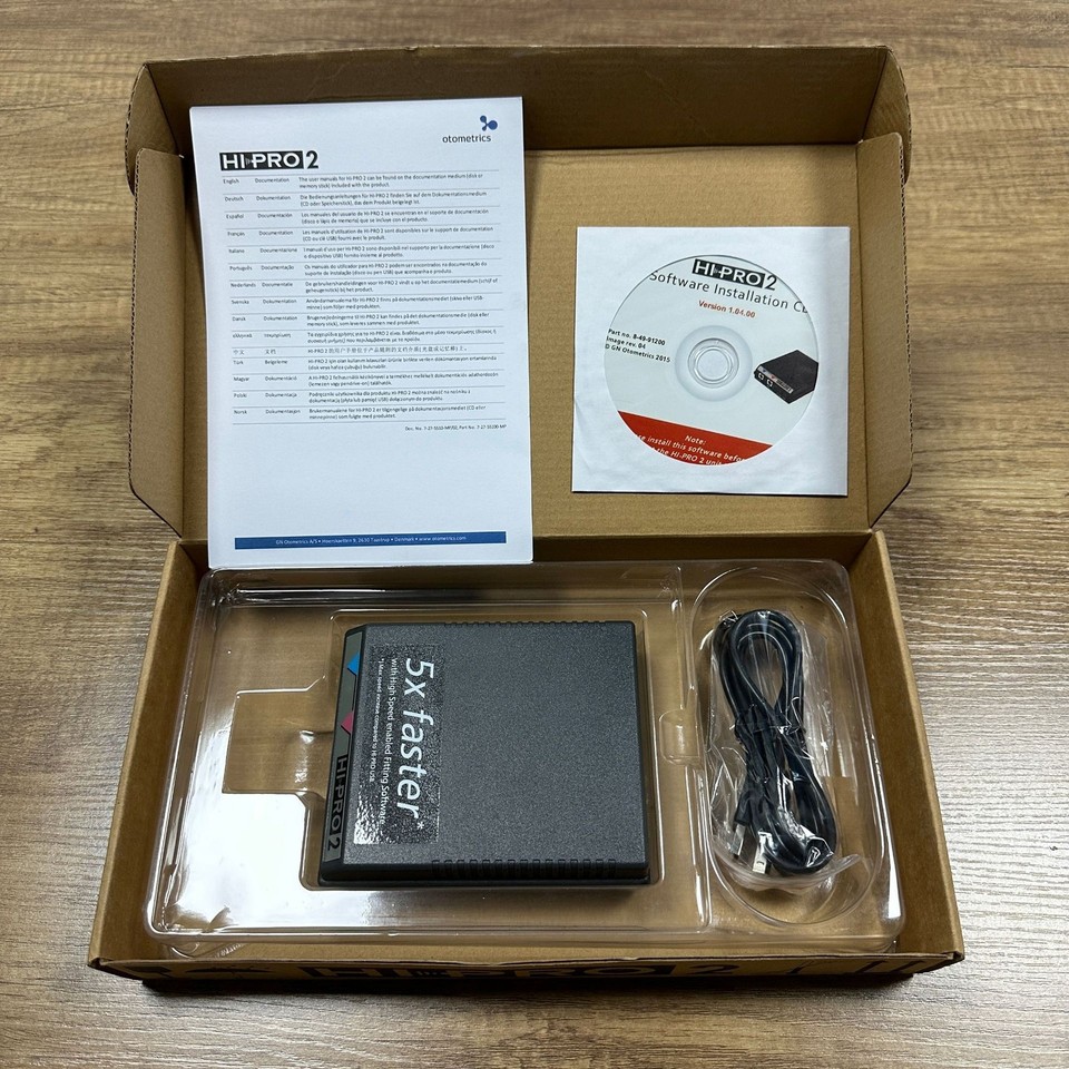 5X Hipro 2 Digital Hearing Aid Programming Machine Programmer with cs44 ...