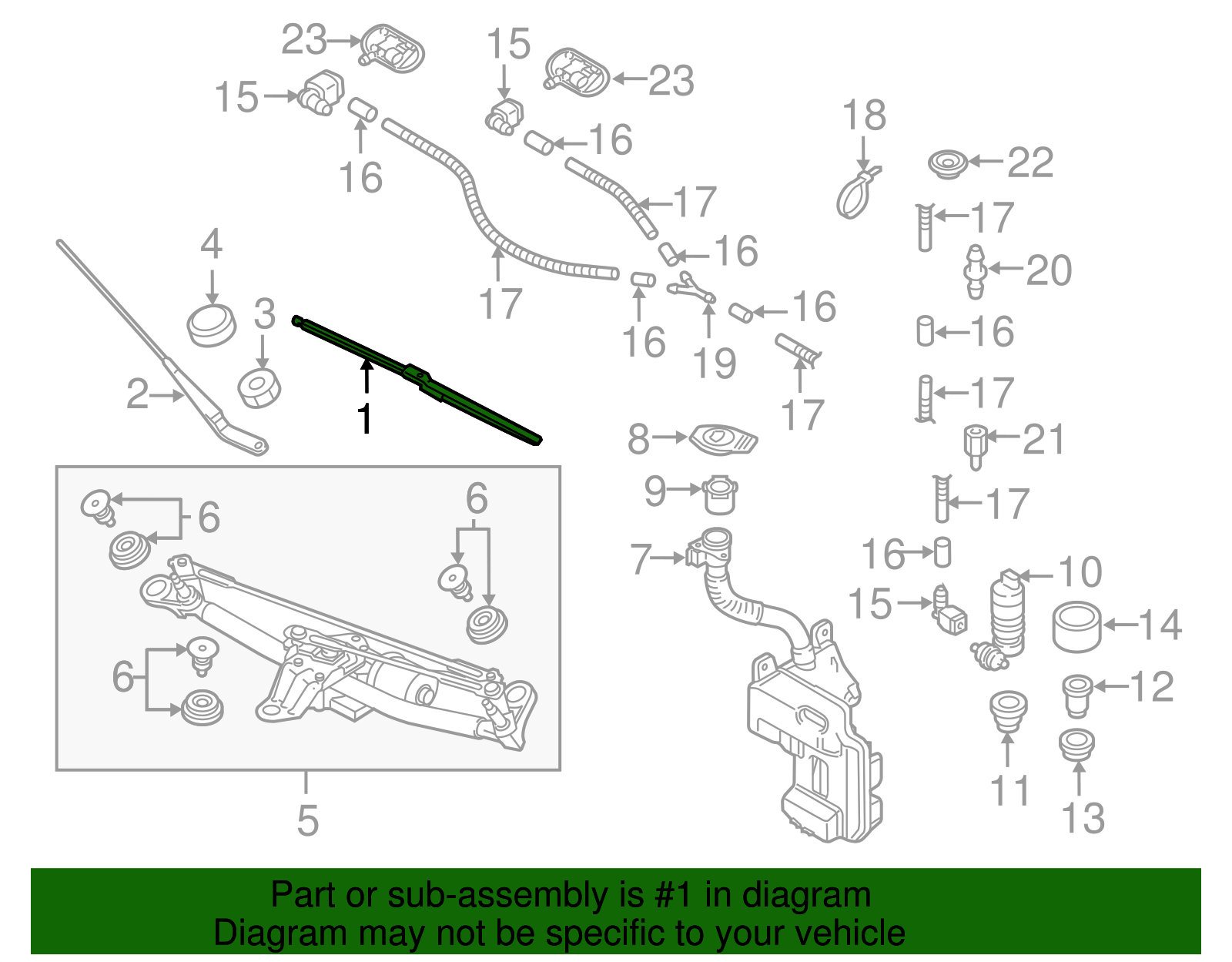 Genuine Audi Wip. Blade 8V1998002A OEM for sale online | eBay