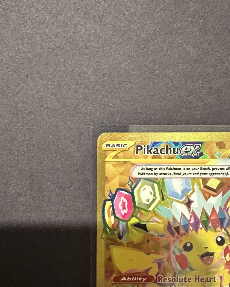 GOLD PIKACHU EX 247/191 Sv08 Holo Surging Sparks Secret Hyper Rare ...