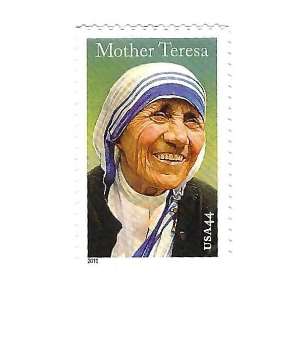 STAMP US SCOTT 4475 "Mother Teresa, 1910-97, Humanitarian" 44 CENT 2010 ...