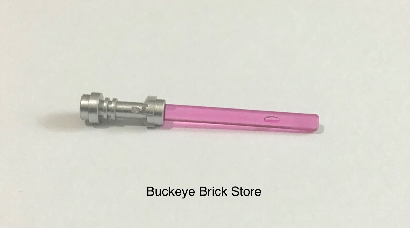 LEGO Trans Pink Lightsaber with Flat Silver Hilt | eBay