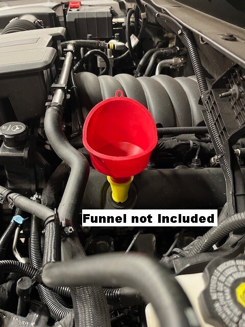 L8T GAS 6.6L Oil Funnel Adapter/Holder - GM, HD, Silverado, Sierra ...