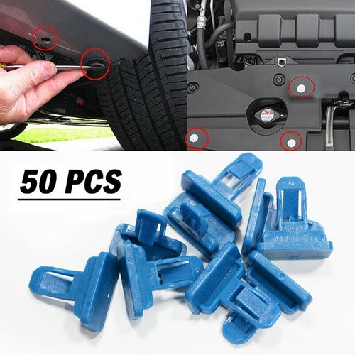50x Car SUV Plastic Push Stud Rivet Fastener Decorative Molding Clip ...