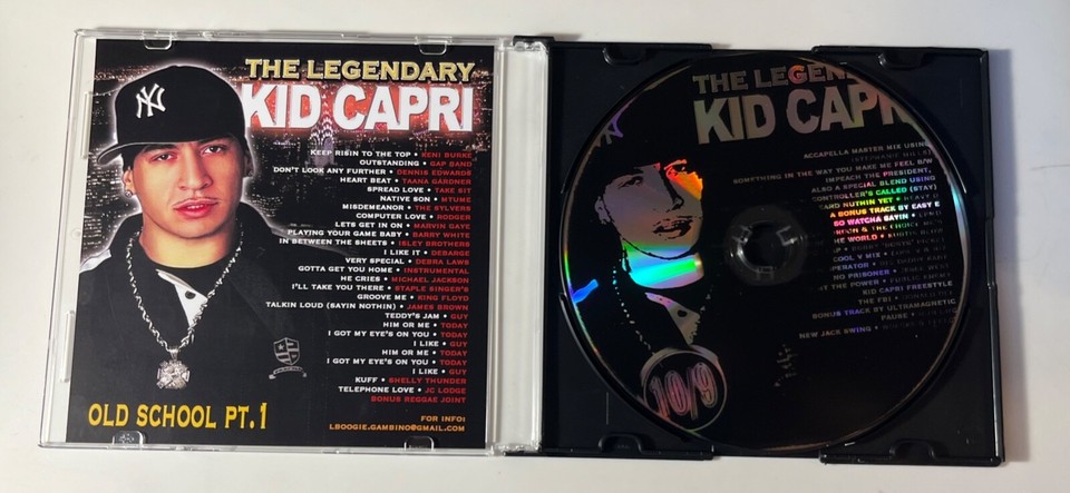 DJ KID CAPRI 10/9 CLASSIC OLD SCHOOL HIP HOP NYC PROMO MIXTAPE MIX CD ...