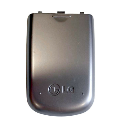 GENUINE LG AX155 BATTERY COVER Door SILVER cell flip phone back panel ...
