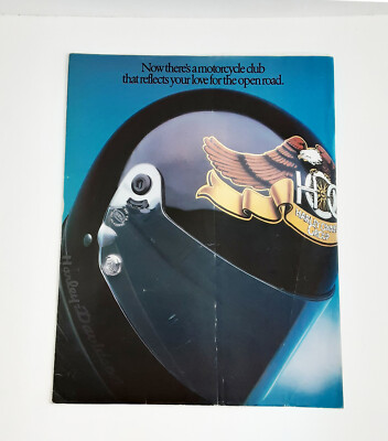 Vintage Harley-Davidson 1983 "Hog" Membership Application | eBay