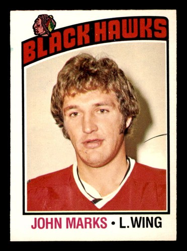 1976 OPC O-Pee-Chee Hockey #114 John Marks EX | eBay