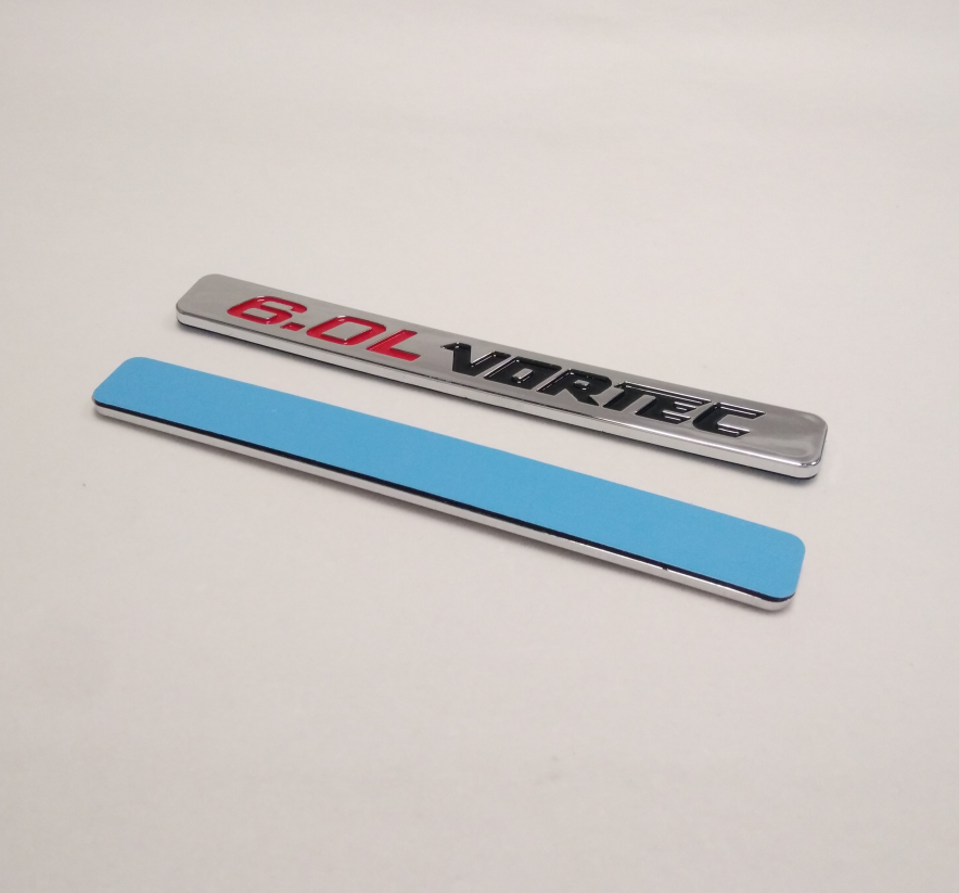 2001-2006 Chevy Silverado 1500 2500 HD 6.0L VORTEC Chrome Body Emblems ...
