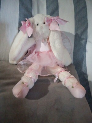 The Bearington Collection Ballerina BUNNY RABBIT Pink Tutu Stuffed ...