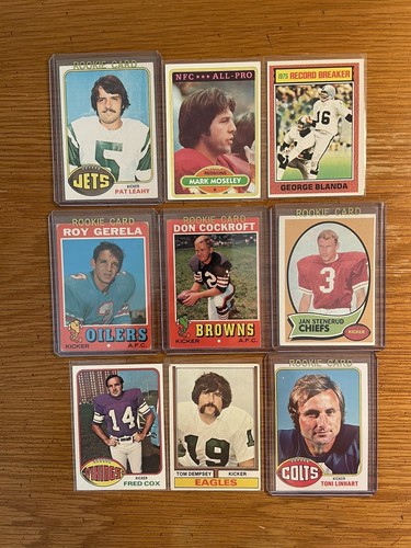 All-Time Greatest NFL Kickers 1970s Rookie Lot (22) Stenerud Gerela ...