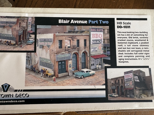 DDM- Downtown Deco HO HOn3 Scale Craftsman Building Kit Blair Ave Two ...