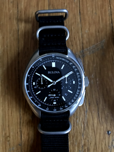 Bulova Lunar Pilot 45mm Silver-Tone Stainless Steel 96B251 42429537347 ...