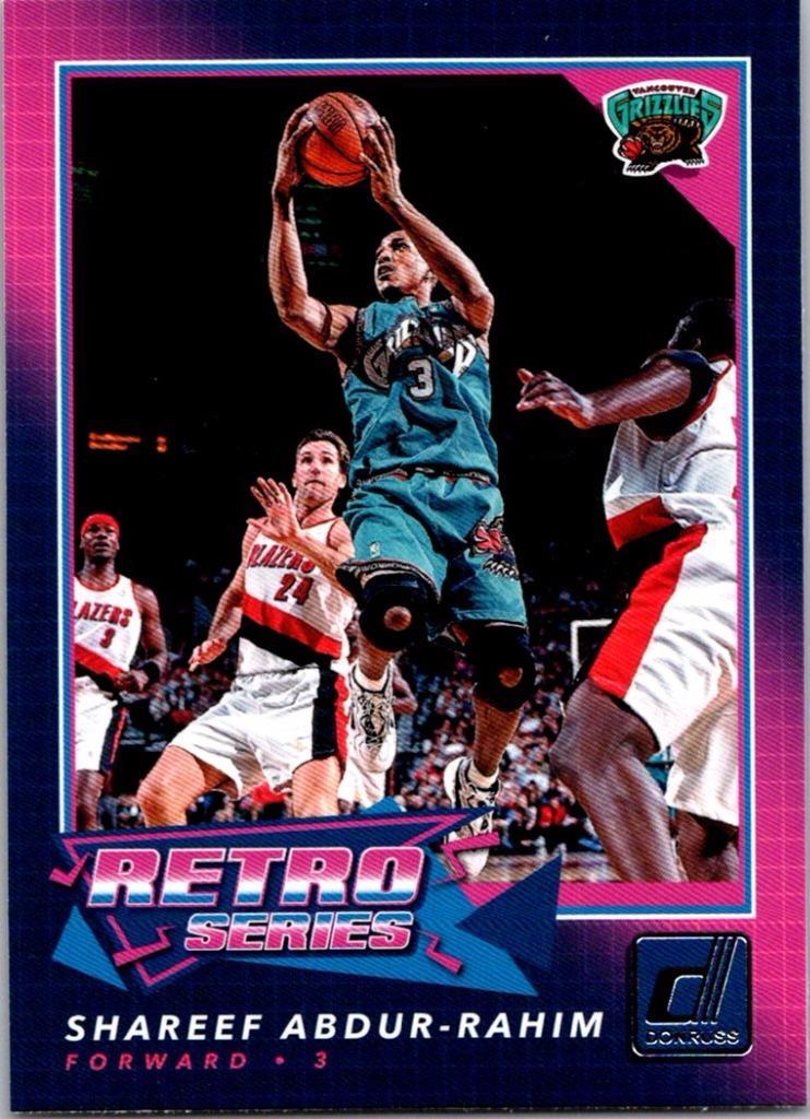 SHAREEF ABDUR-RAHIM 2017-18 Donruss Retro Series #21 ($0.75 MAX ...