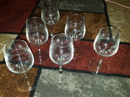 Set of 6 Stella Artois Cidre Beer Taster Stemmed Glasses Mini 7oz ...