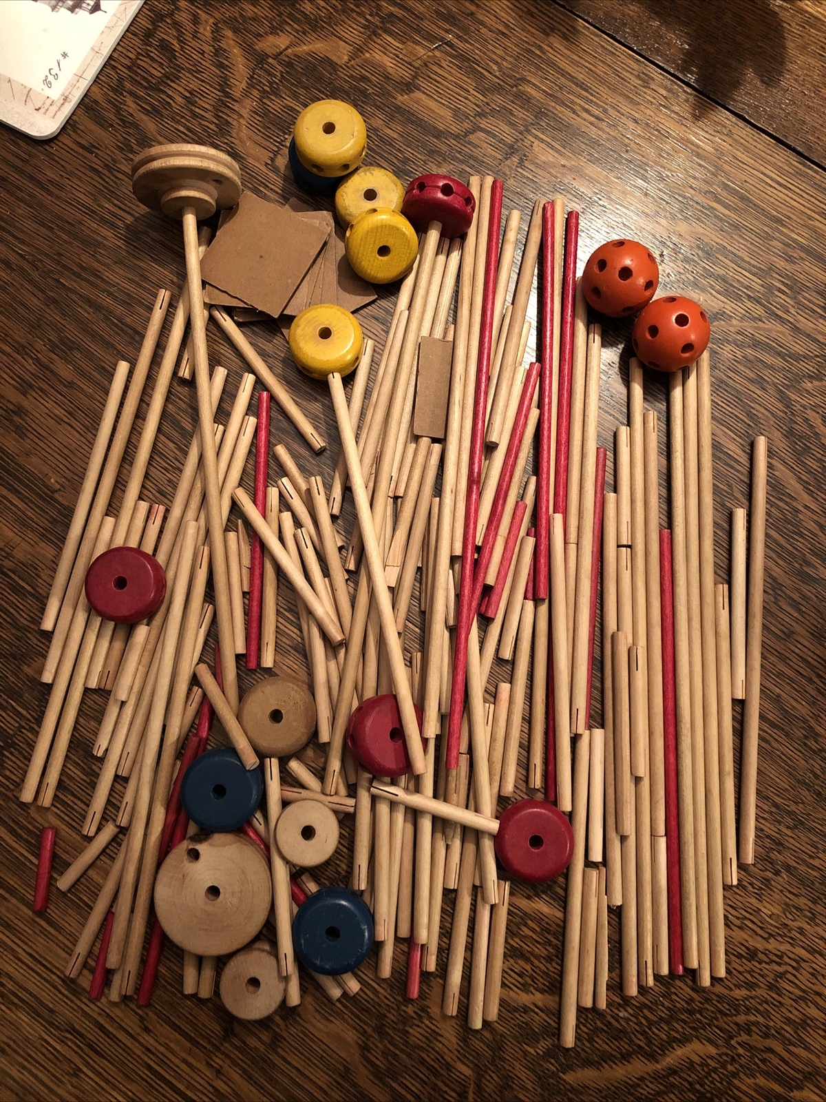 Vintage 1950s MAKIT Building Toy Jumbo MAKIT Set M300 Tinker Toys | eBay